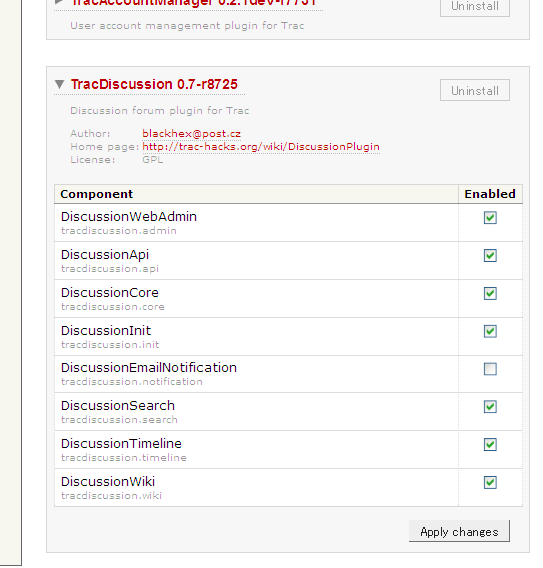 Trac プラグイン : フォーラムを作成する – DiscussionPlugin | tracpath.com
